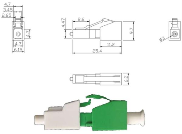 1625nm OTDR FBG Reflector LC/APC | Fiber Optic Communication Provider
