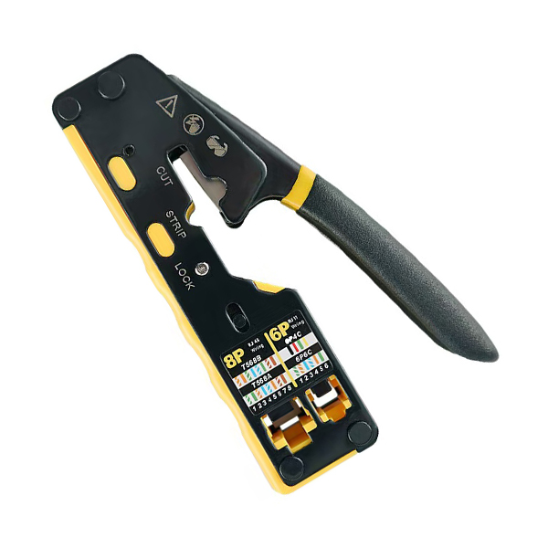 HT-6088 6P 8P Network Crimping Tool for Pass-Through RJ45 Connectors ...