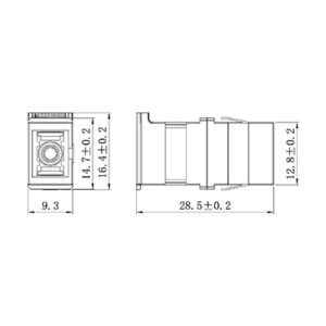 SC/APC Auto Side Shutter Avoid Laser Adapter Simplex Single Mode ...