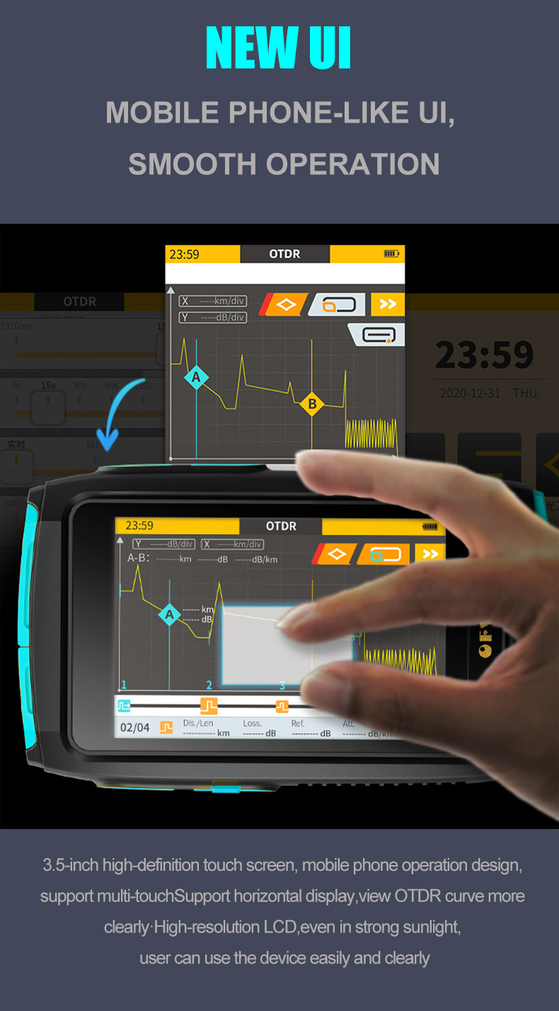 Signal Fire ZS1000-B Mini OTDR | Fiber Optic Communication Provider